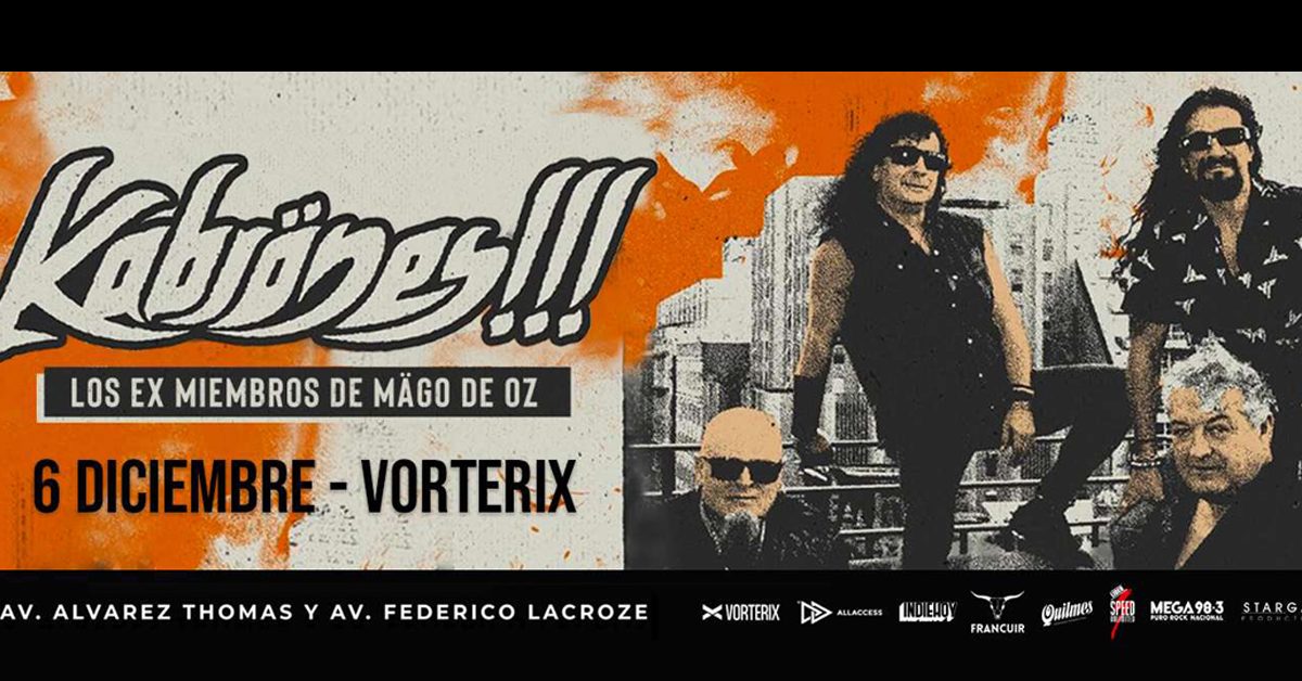 KABRONES, los ex MAGO DE OZ, llegarán a Argentina en Diciembre ...