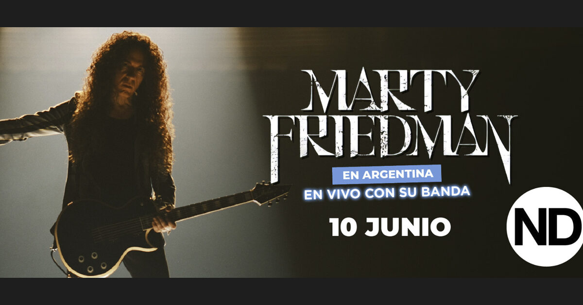 MARTY FRIEDMAN regresa a la Argentina en 2025 – Rocktambulos